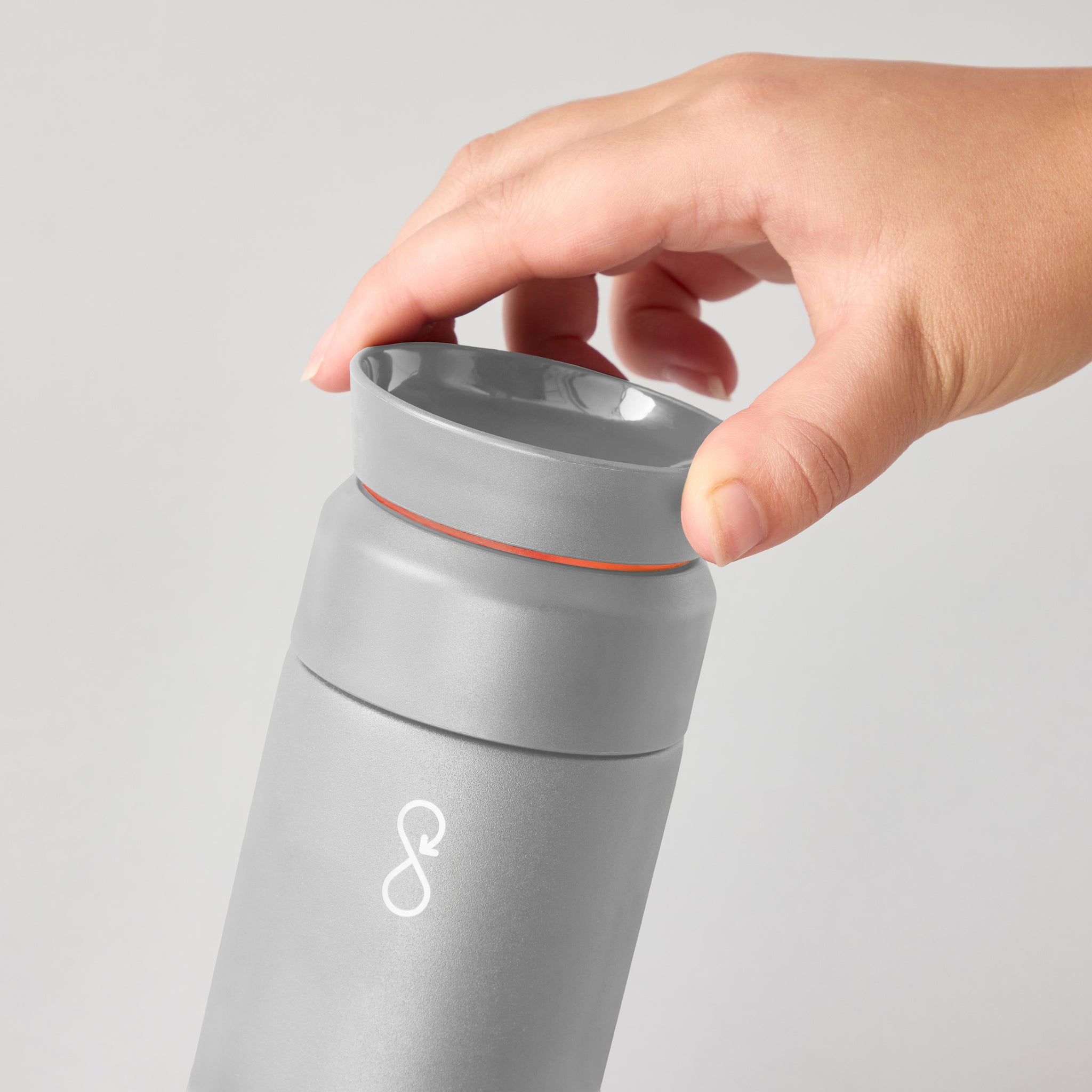 Rock Grey Small Thermal Insulated Coffee Flask » Ocean Bottle