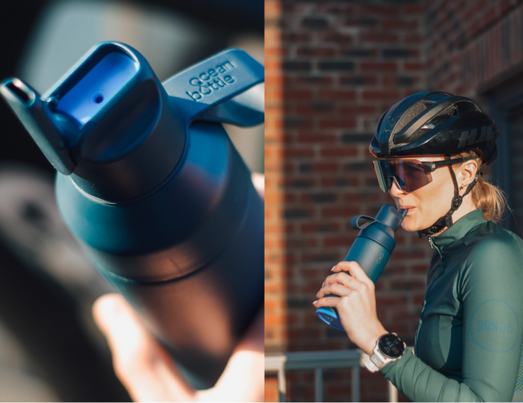 Ocean Blue Water Bottle with Straw 17oz » Ocean Bottle