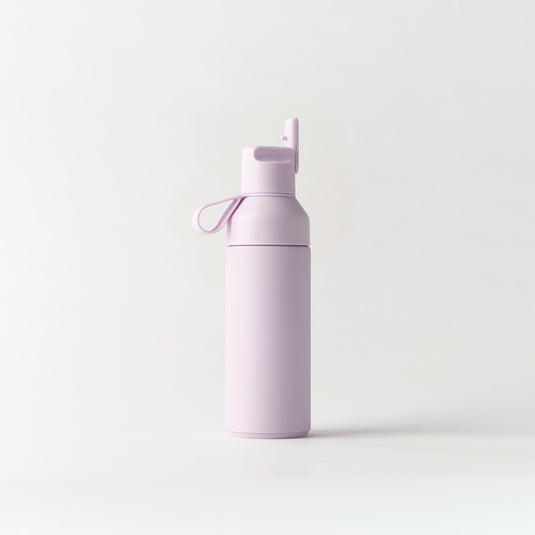 Lavender Water Bottle with Straw » Ocean Bottle