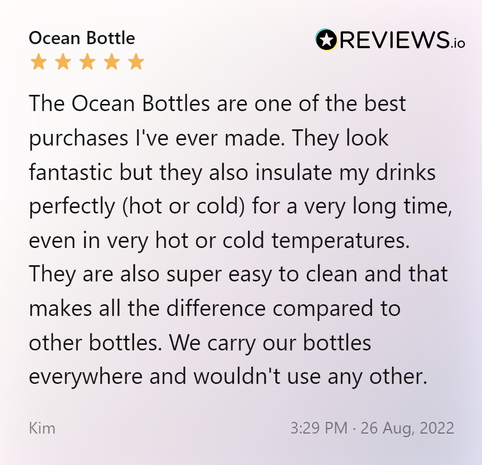 Brew Lid - Sky Blue » Ocean Bottle
